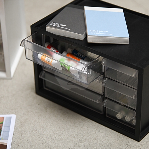 SHUTER 樹德 A9-306 小幫手零件分類箱 白色 6抽 (個)-office24列印倉庫